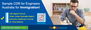Sample CDR for Engineers Australia for Immigration | Case Study Help Blog