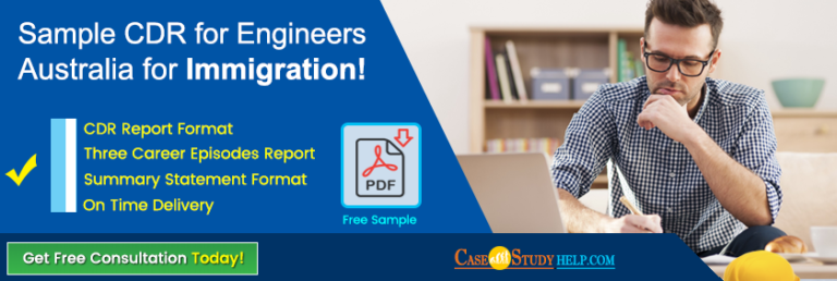 Sample CDR for Engineers Australia for Immigration | Case Study Help Blog