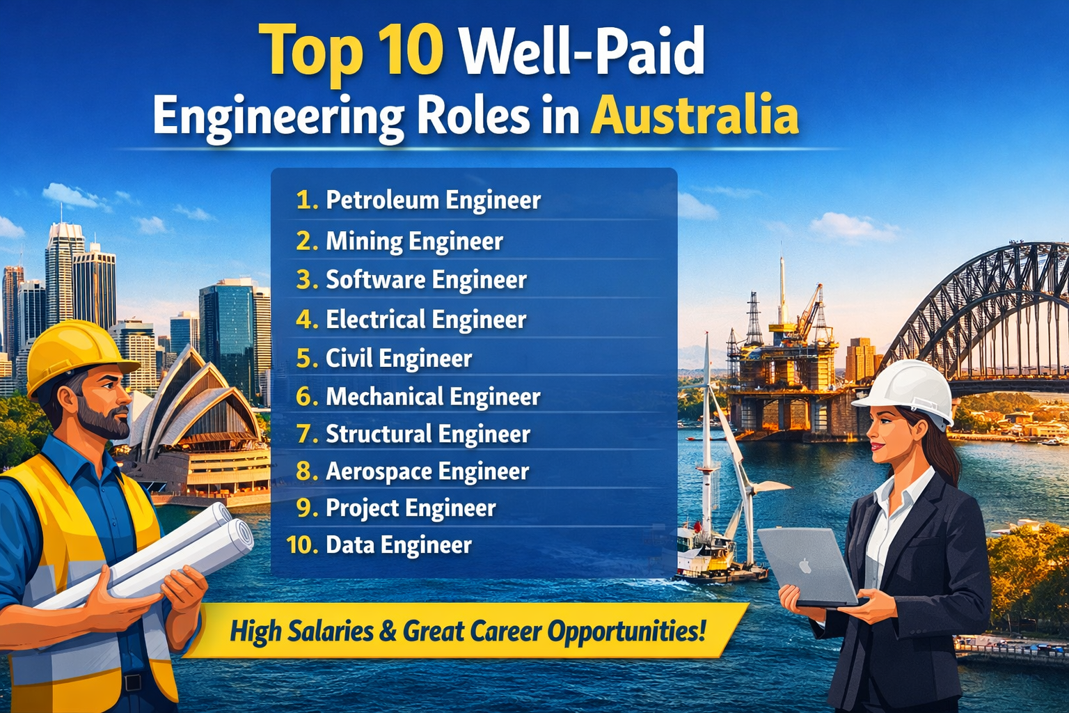 Highest-Paying Engineering Roles in Australia | Top 10 List