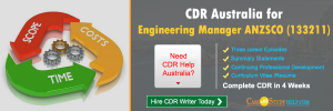 CDR Report for Engineering Manager | ANZSCO Code: 133211| CDR Help